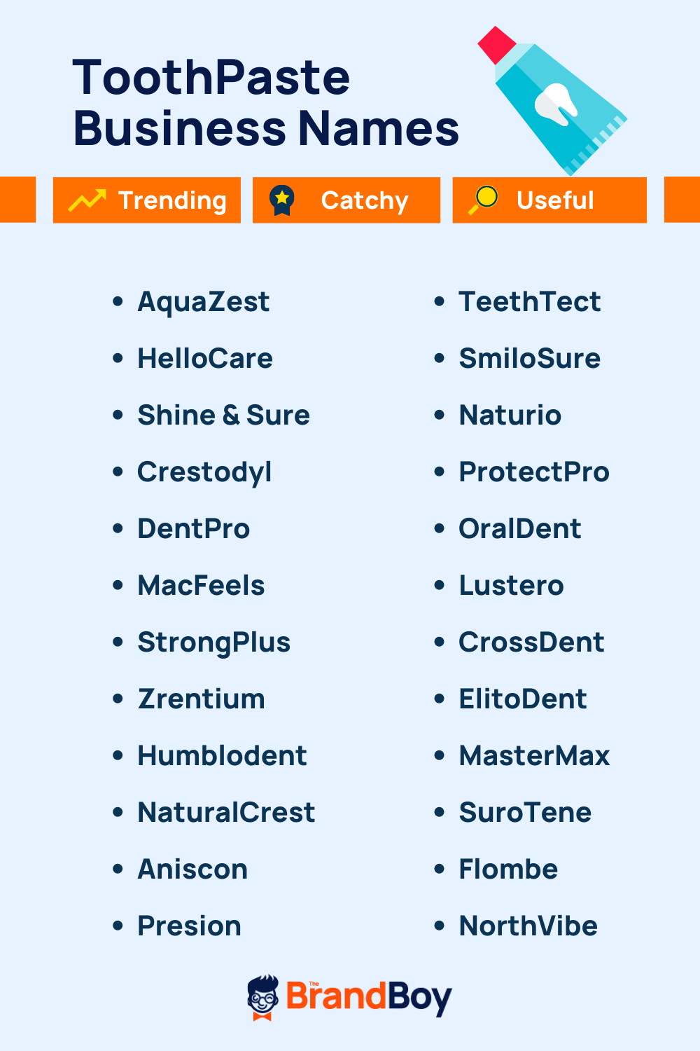 988+ Toothpaste Company Name Ideas to Attract Smiles!