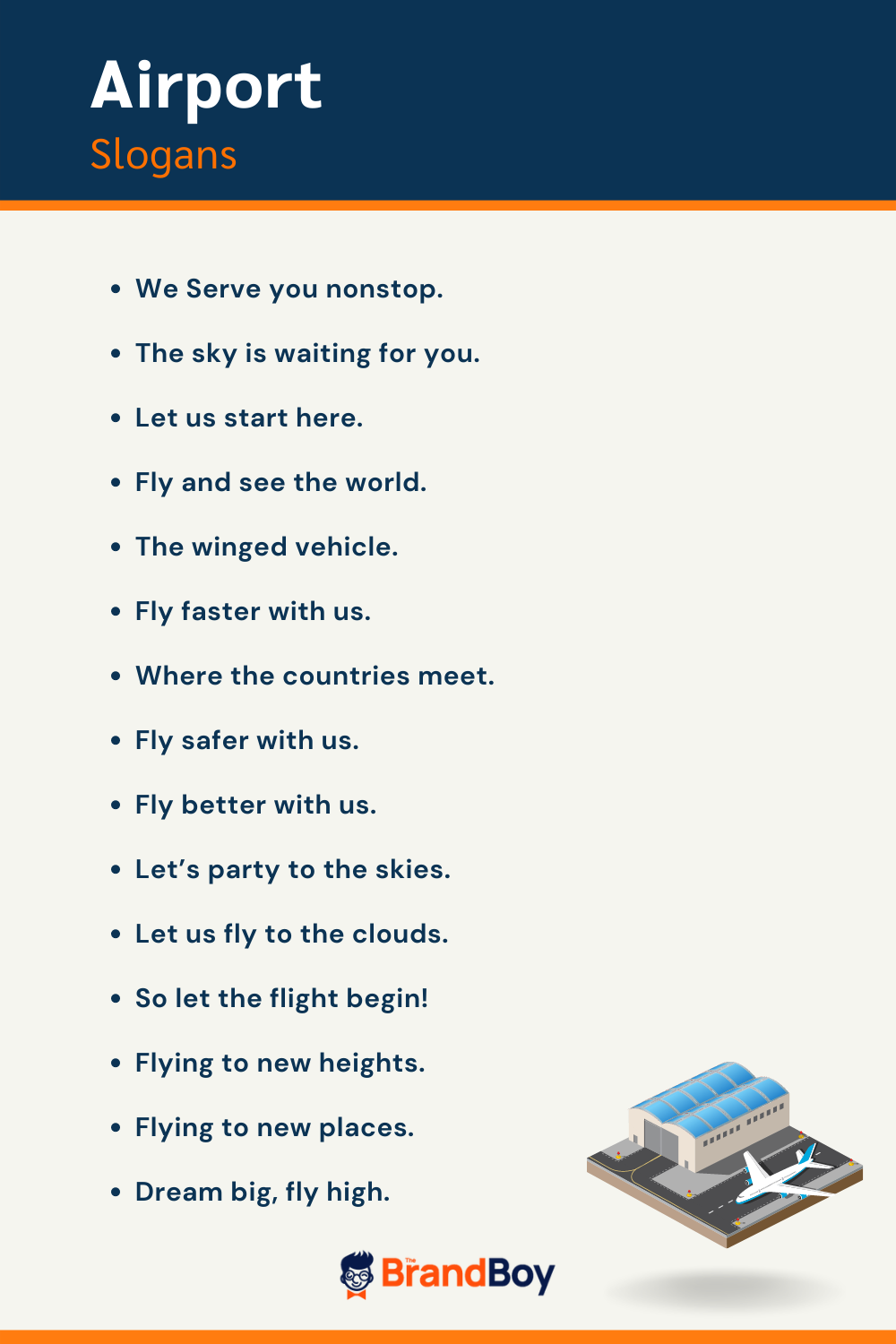 571+ Best Airport Slogans and Taglines (Generator + Guide) -Thebrandboy.com