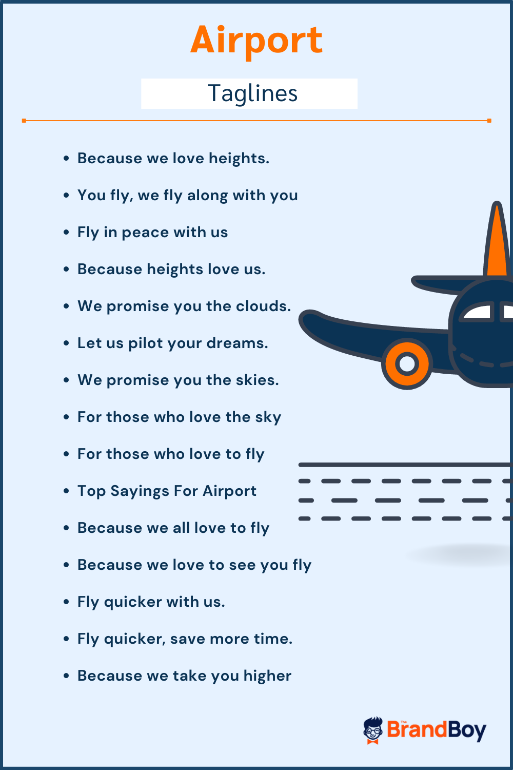 571+ Best Airport Slogans and Taglines (Generator + Guide) -Thebrandboy.com