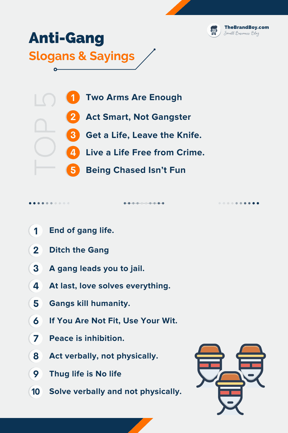 740+ Catchy Anti-Gang Slogans and Taglines (Generator + Guide ...