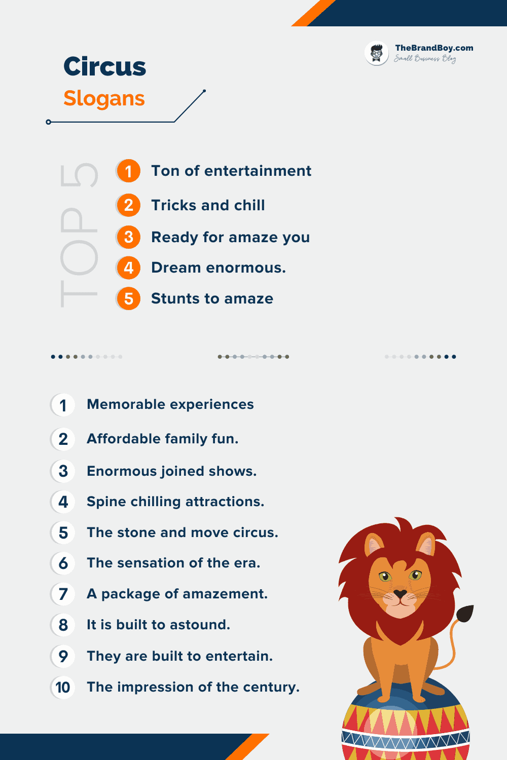 754+ Brilliant Circus Slogans and taglines (generator + guide ...