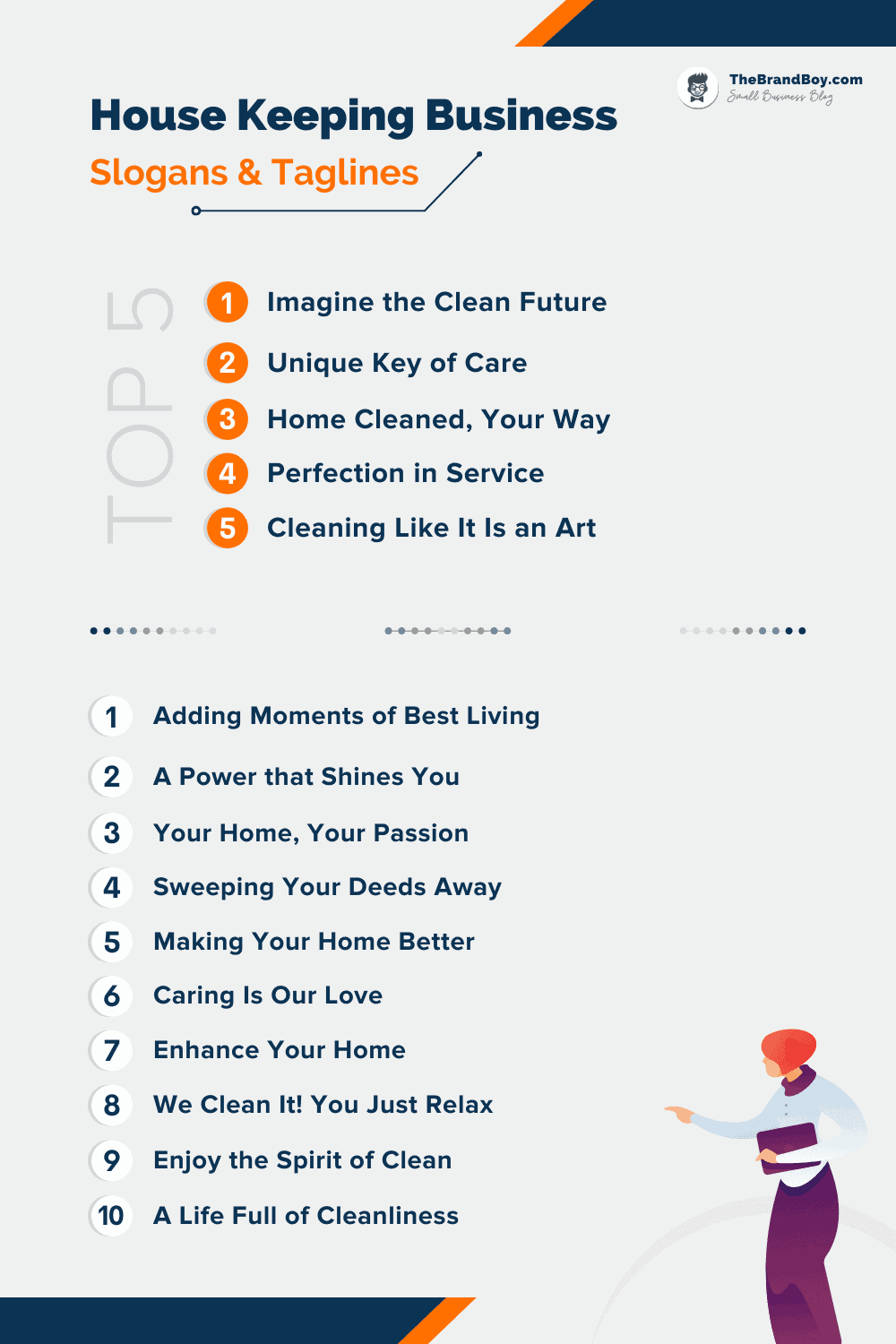 189+ Catchy House Keeping Slogans and Taglines