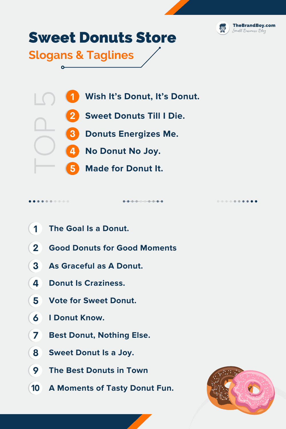 1250+ Brilliant Donut Slogans Collection - BrandBoy