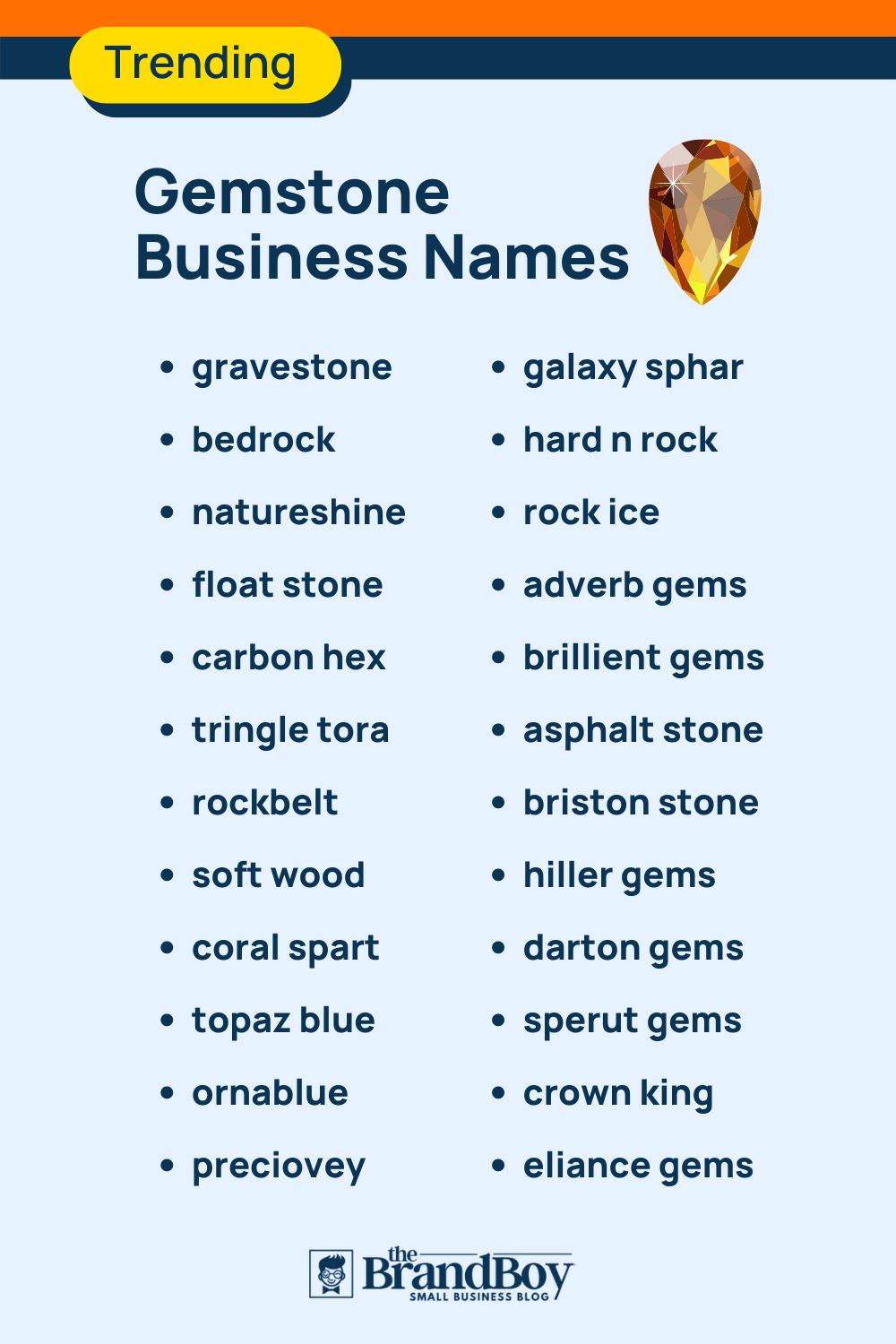 350+ Gemstone Business Names Ideas And Domains - theBrandBoy.Com