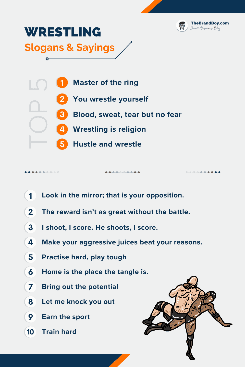 810+ Best Wrestling Slogans, Sayings, And Mottos | thebrandboy.com