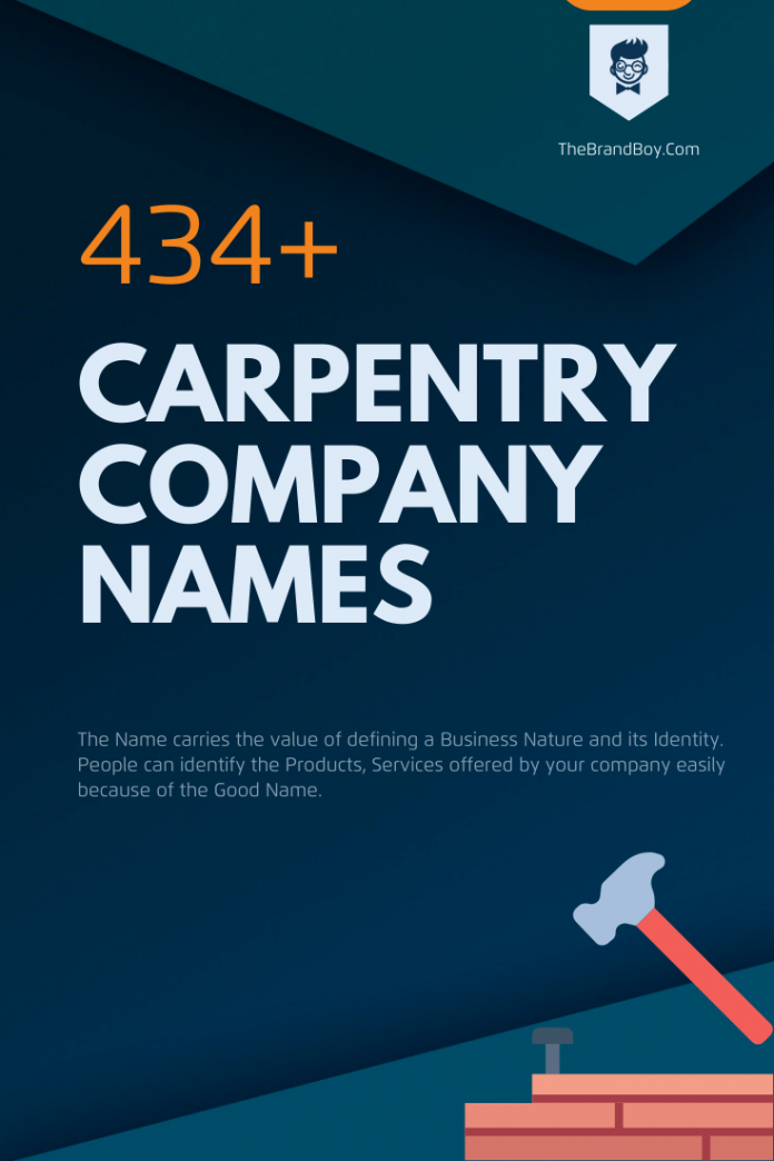 471+ Catchy Carpentry Company Names ( Video+ infographic)