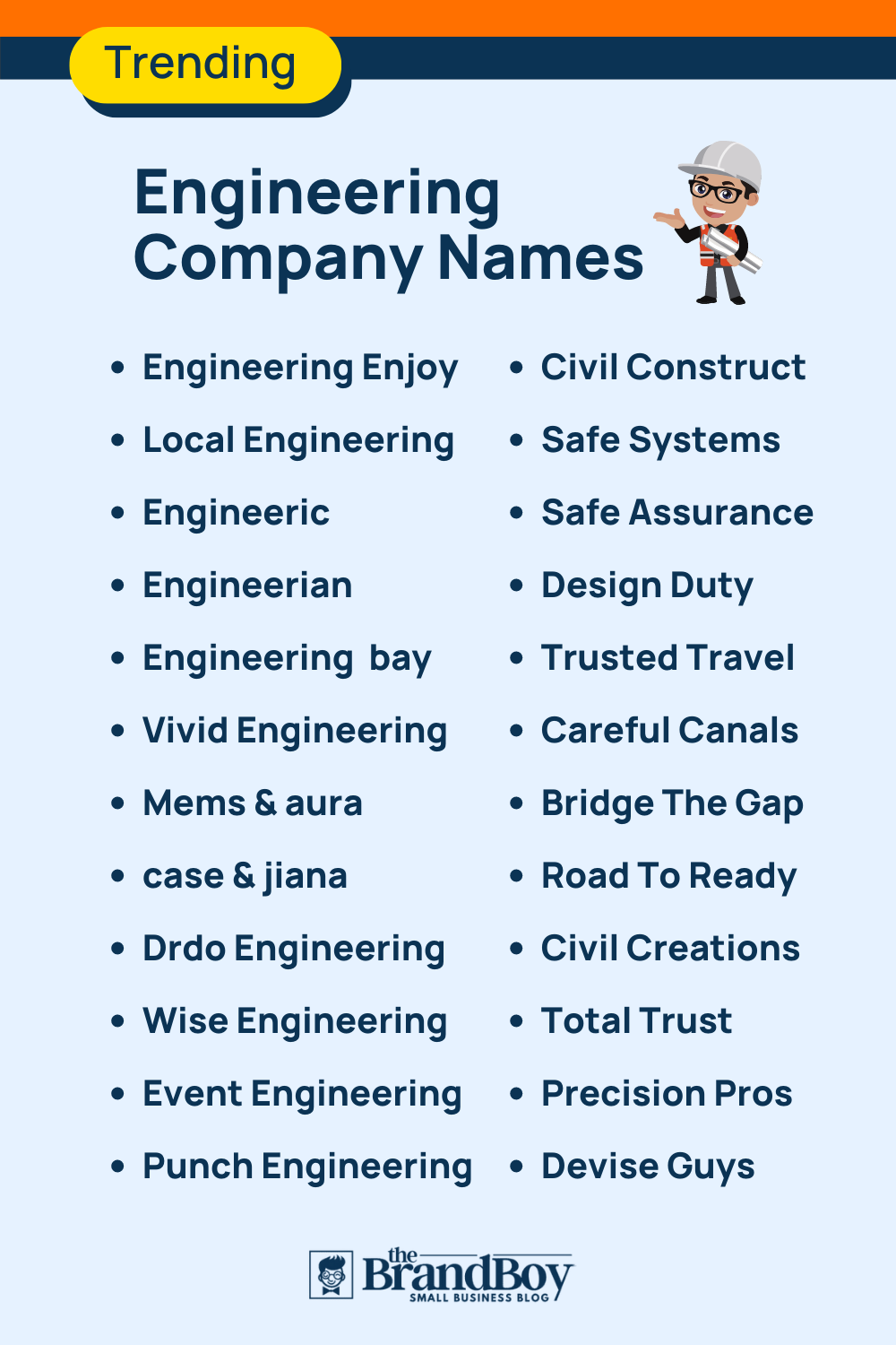 996+ Engineering Company Names Ideas - BrandBoy
