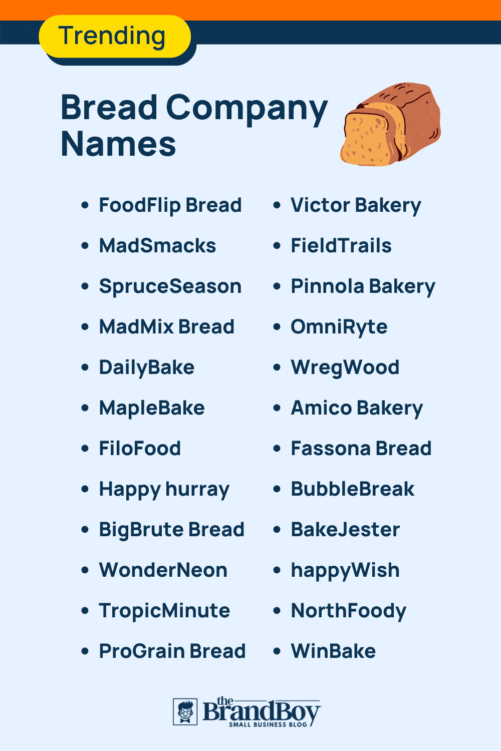 1550+ Bread Company Names Ideas - BrandBoy