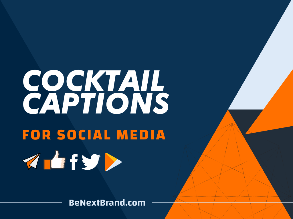 420+ Catchy Cocktail Captions that Will Make You Go Viral (generator ...