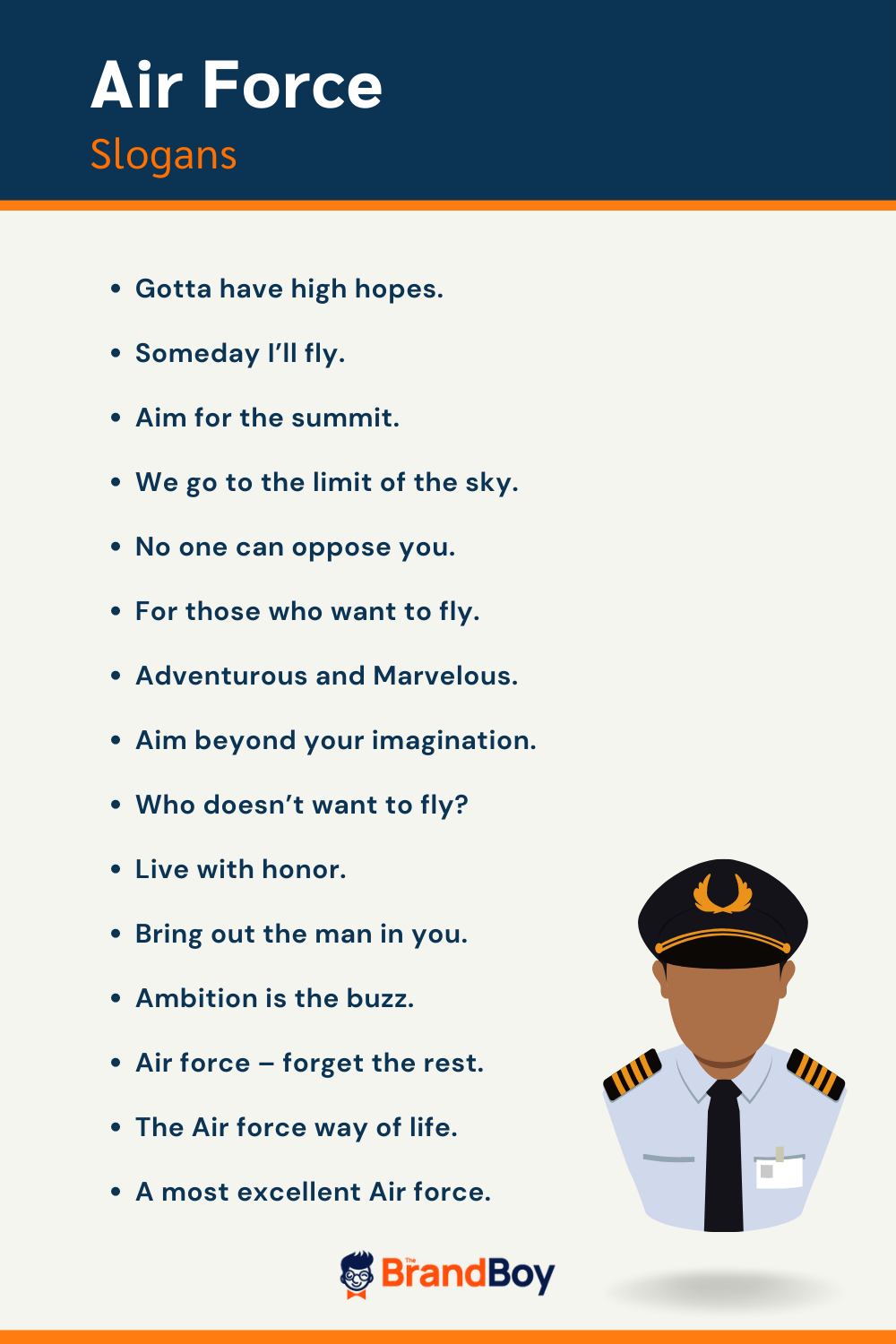 201+ Motivating Air Force Slogans and Mottos - TheBrandBoy