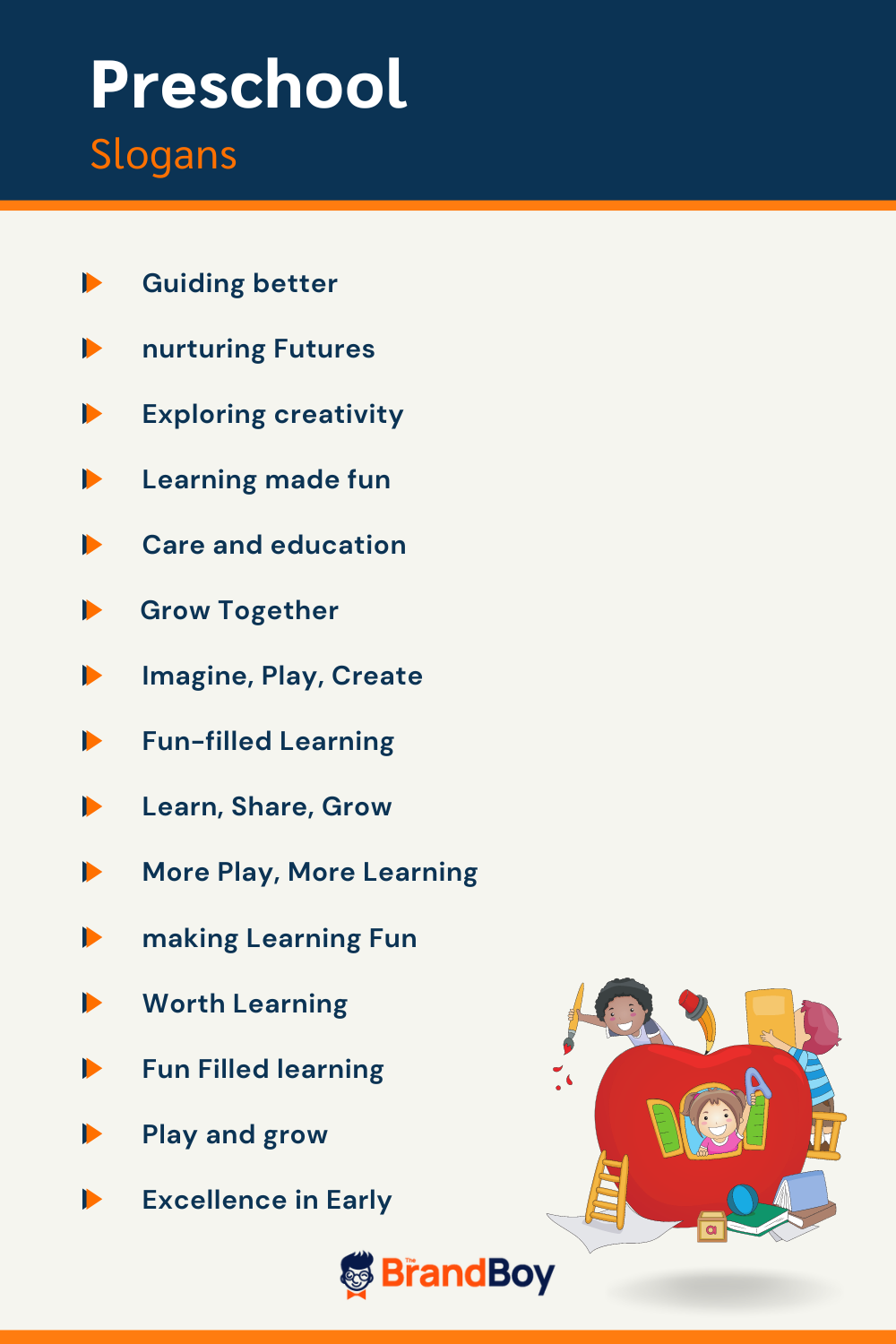 201+ Catchy Preschool Slogans and Taglines - theBrandBoy