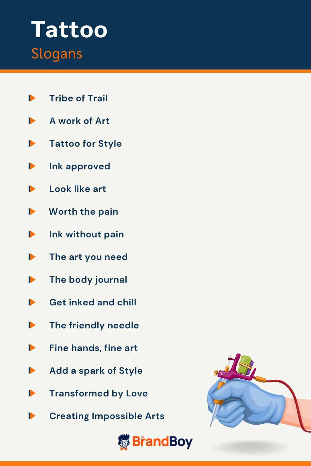 400+ Catchy Tattoo Slogans And Taglines - BrandBoy