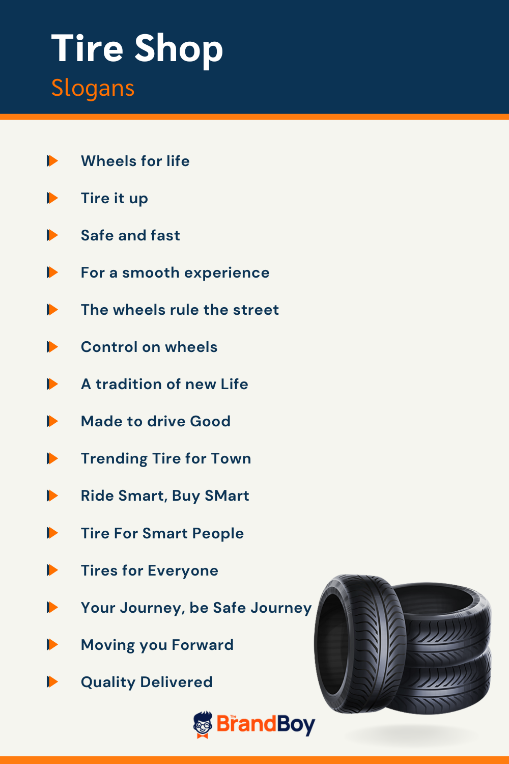 689+ Catchy Tire Slogans And Taglines (Generator + Guide) | TheBrandBoy