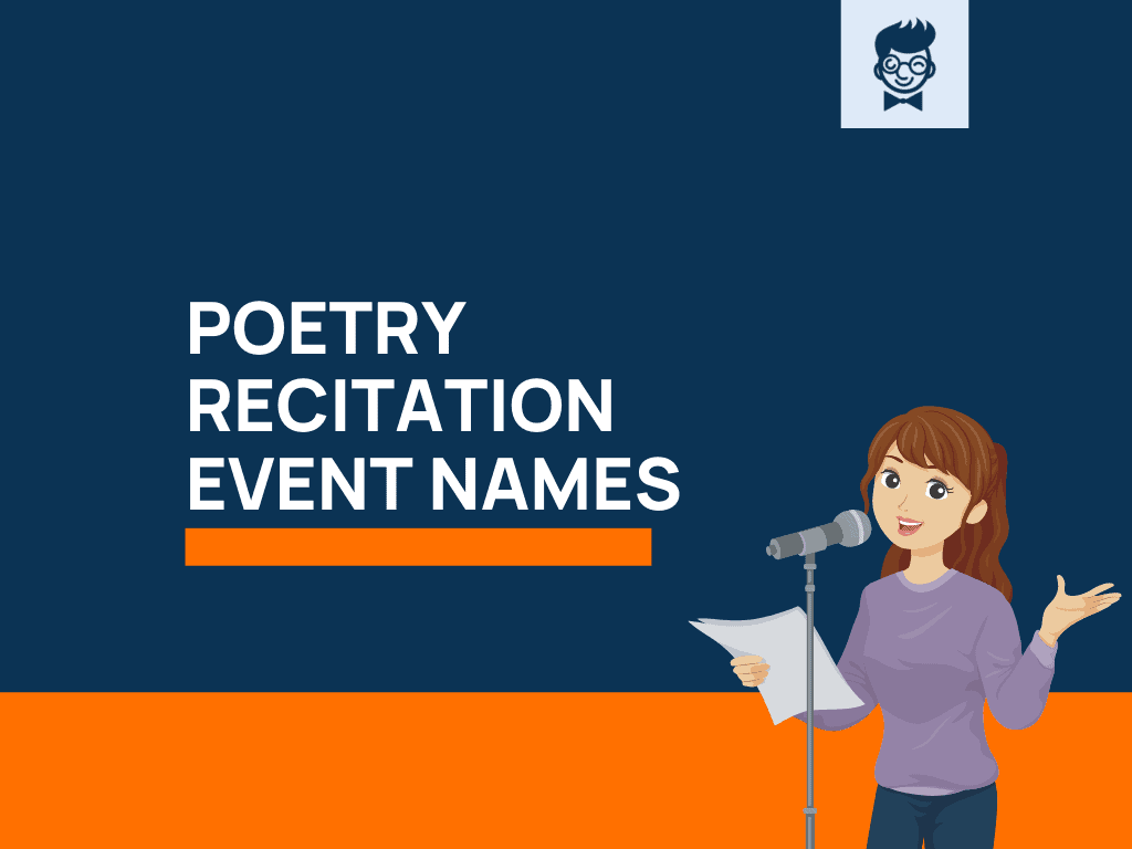 400 Best Poetry Event Names With Generator BrandBoy