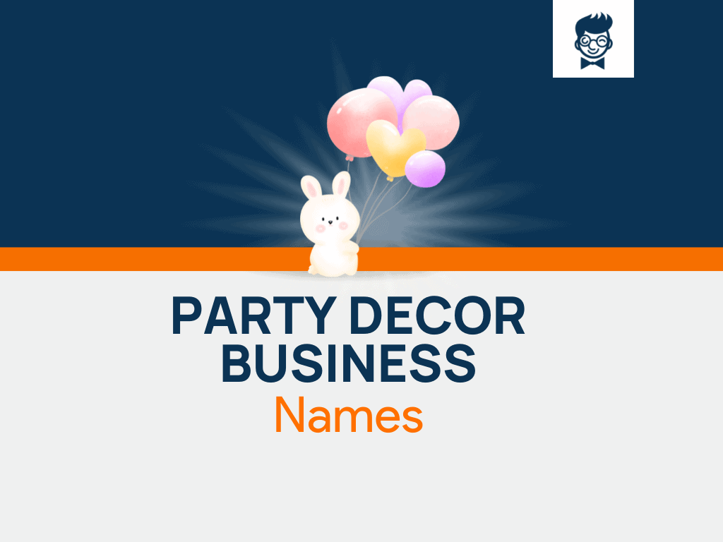 1555 Party Decor Business Names Ideas And Domains Generator Guide