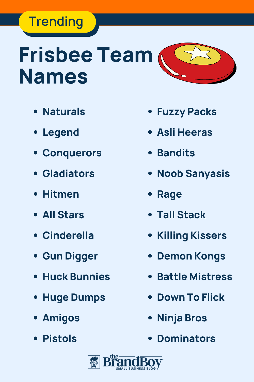 561 Curated Ultimate Frisbee Team Names – FYVISM
