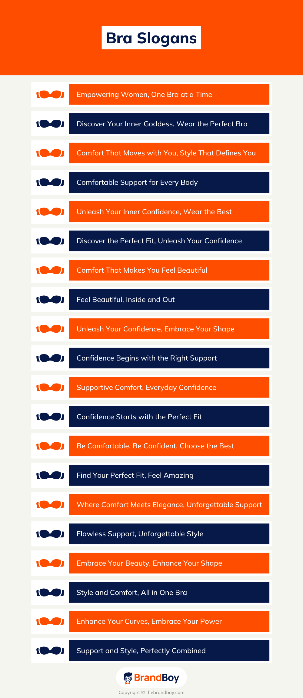 575+ Bra Slogans and Taglines | Thebrandboy