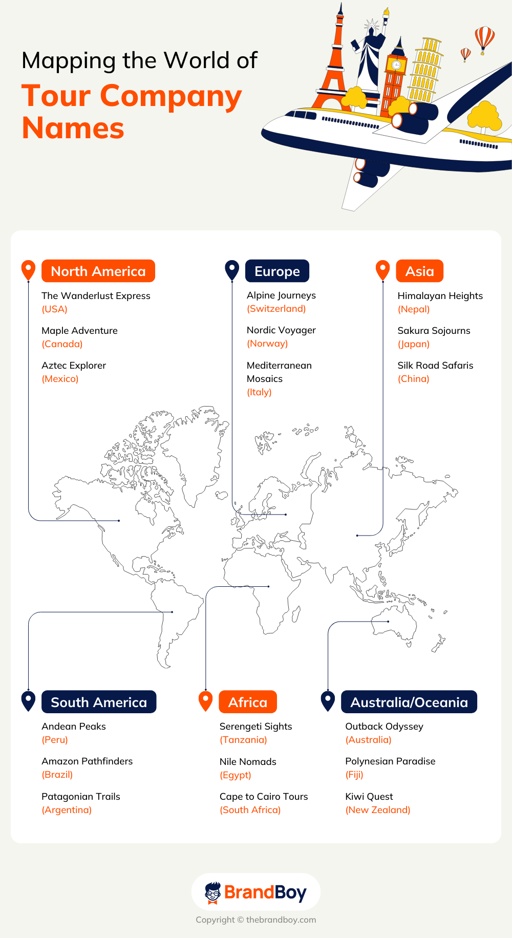 675 Tour Company Names Ideas Examples Generator TheBrandBoy Com