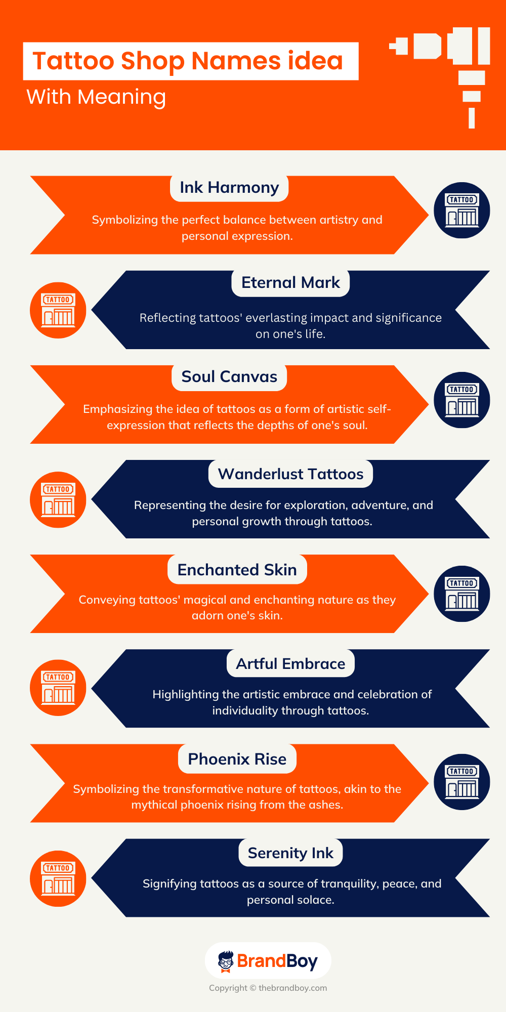 750+ Tattoo Shop Names Ideas | thebrandboy.com