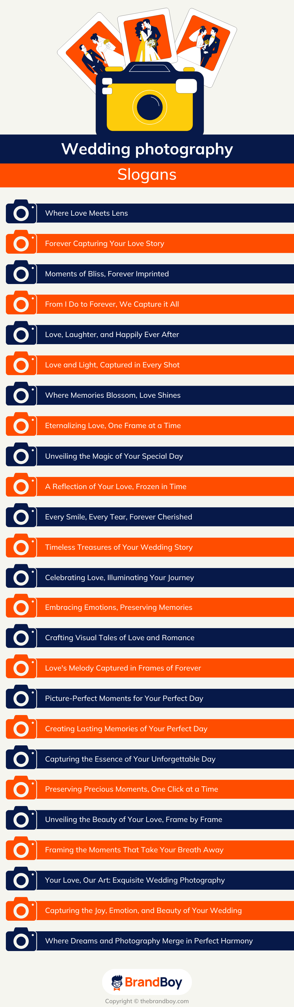650+ Wedding Photography Slogans And Taglines (Generator + Guide ...