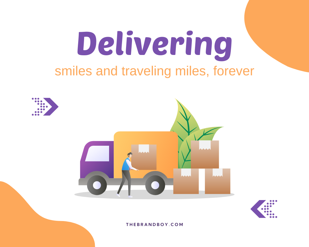 582+ Catchy Delivery Slogans Collection - BrandBoy