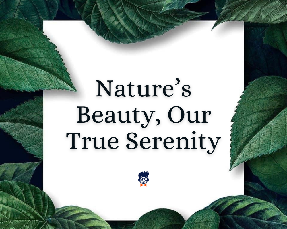 785+ Best Nature Slogans Collection - thebrandboy.com