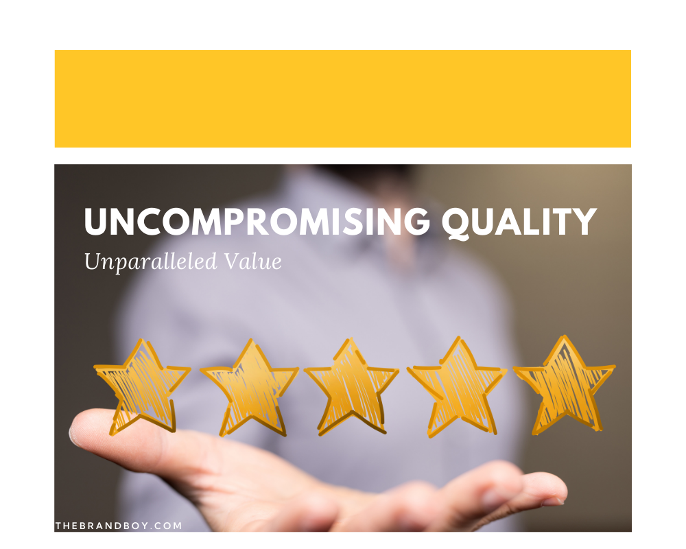 871+ Catchy Quality Slogans Collection - BrandBoy