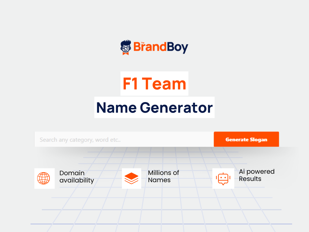 Free F1 Team Name Generator Powered By AI