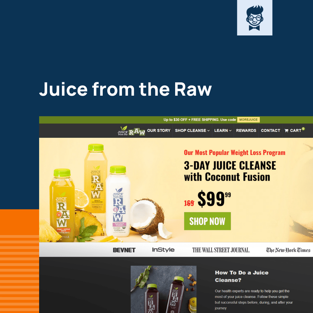 50+ Best Juice Website Design Inspiration: See What's Trending