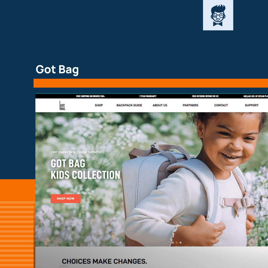 50+ Best Backpack Website Design Examples: Inspiring Layouts - BrandBoy