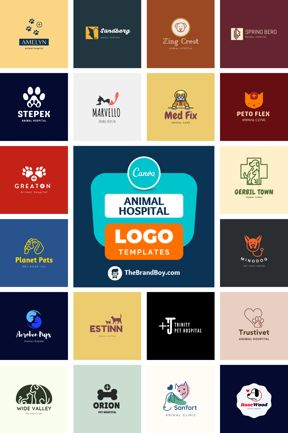 30+ Animal Hospital Logo Ideas That You Can Edit And Download - BrandBoy