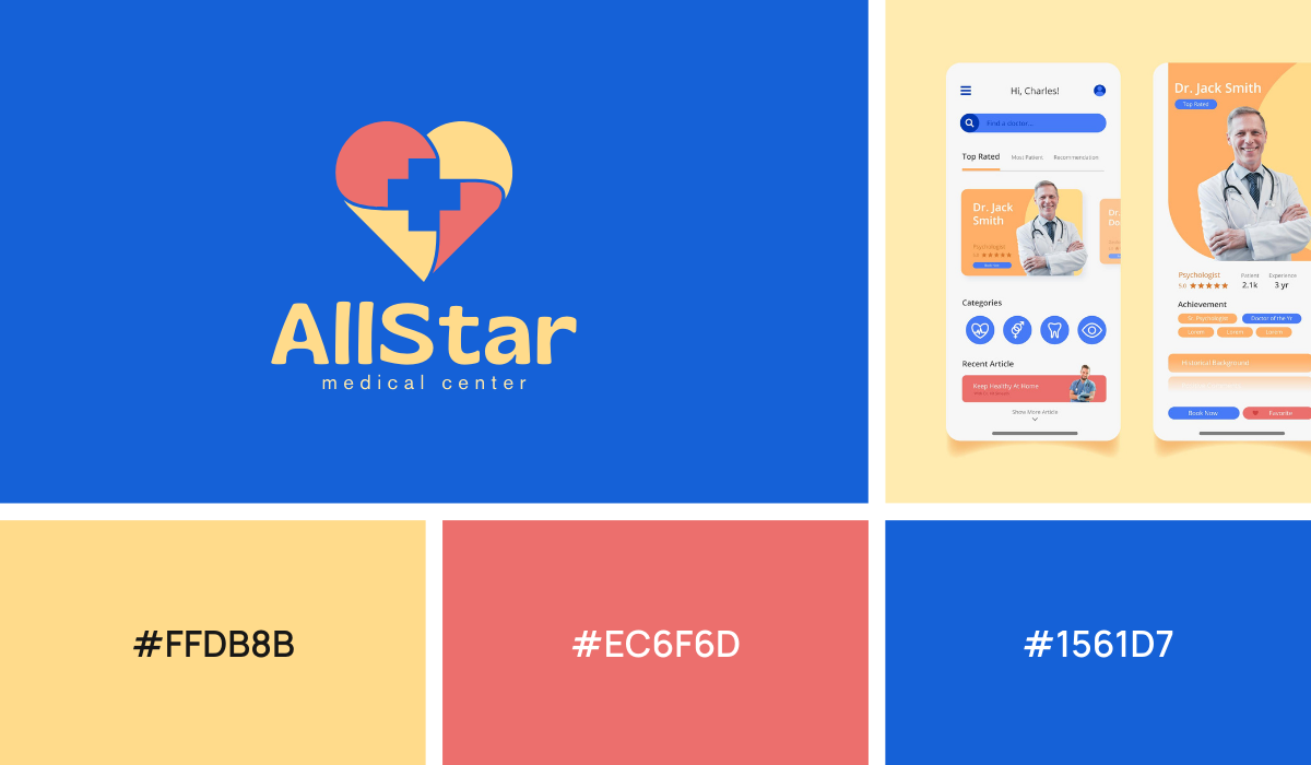 30+ Classy Hospital Color Palettes For Logo (Don't Miss Out) - BrandBoy