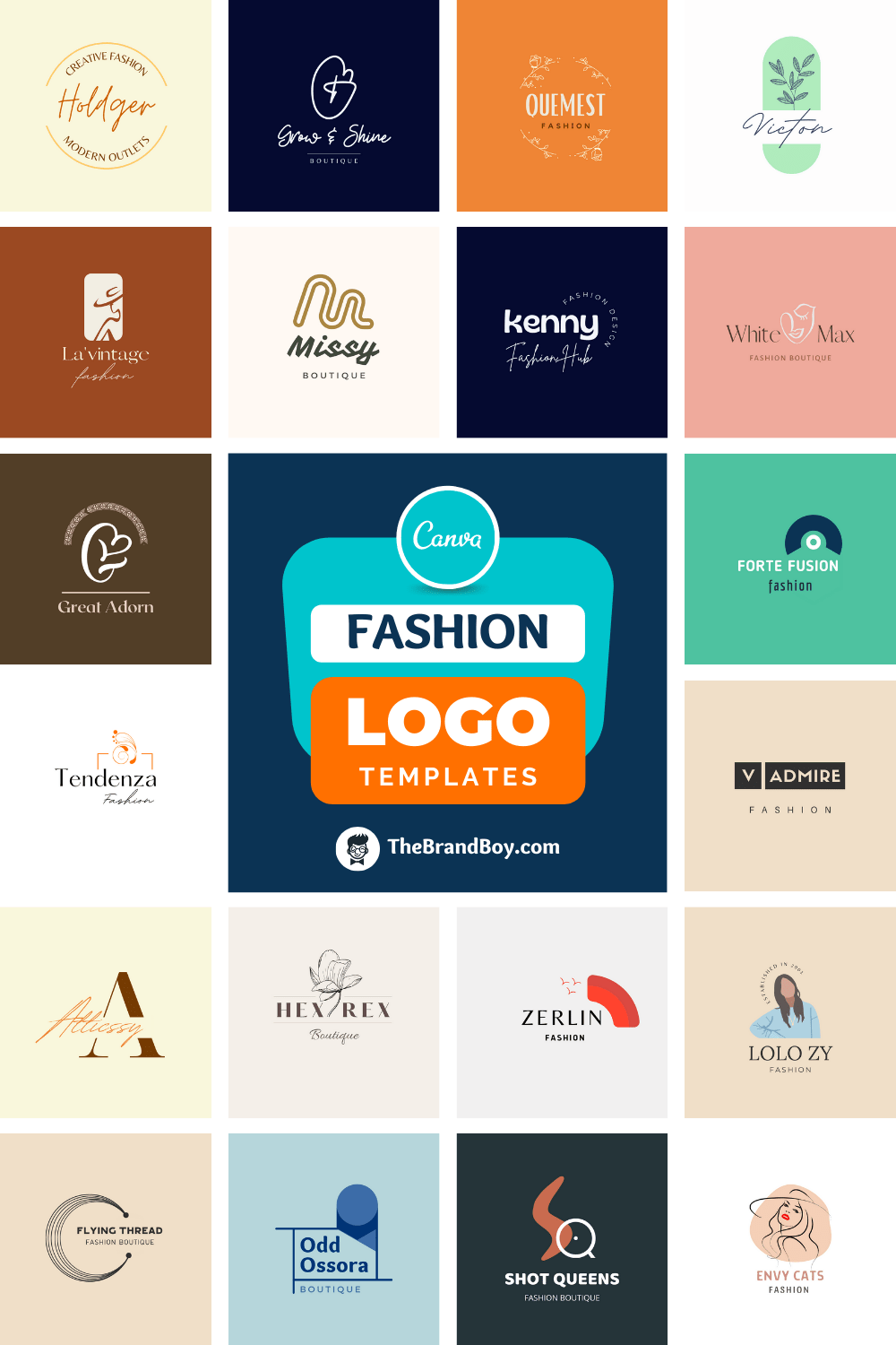 30+ Fashion Logo Ideas That You Can Edit And Download - BrandBoy