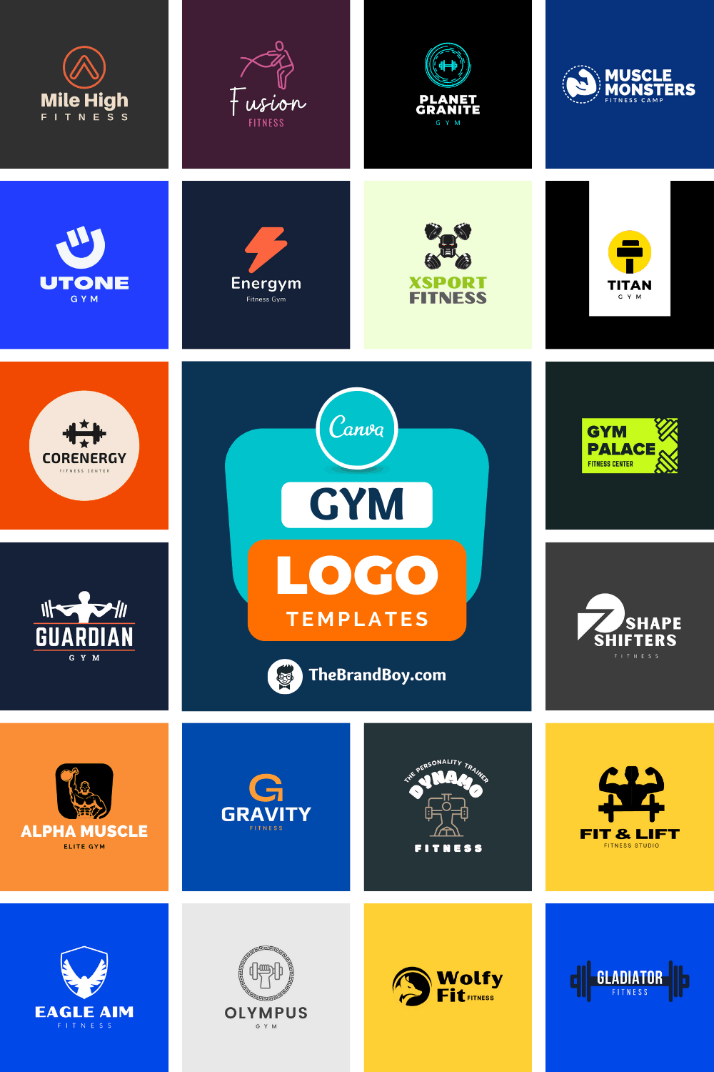 30+ Best Gym Logo Ideas That You Can Edit And Download - BrandBoy