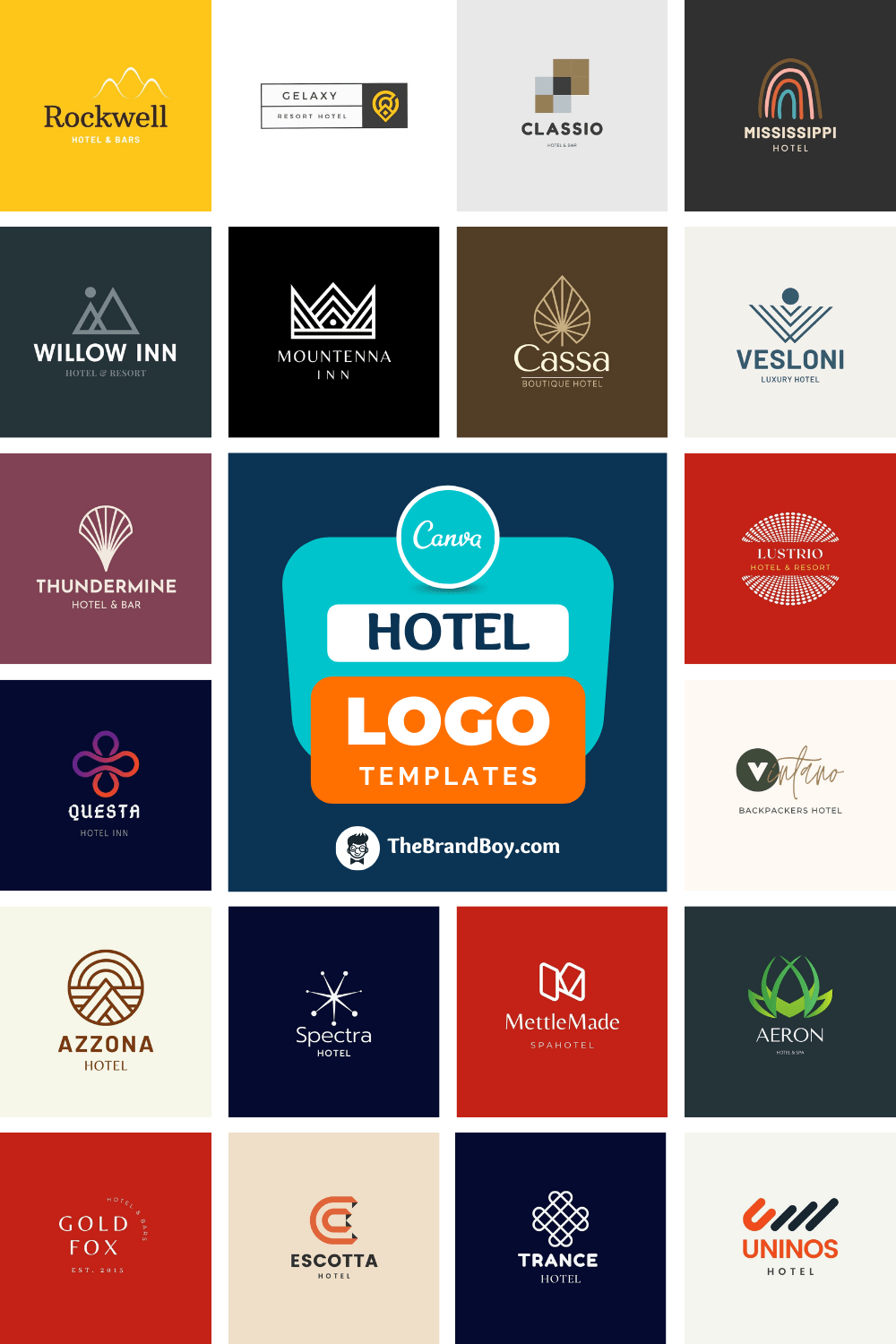 30+ Hotel Logo Ideas That You Can Edit And Download - BrandBoy