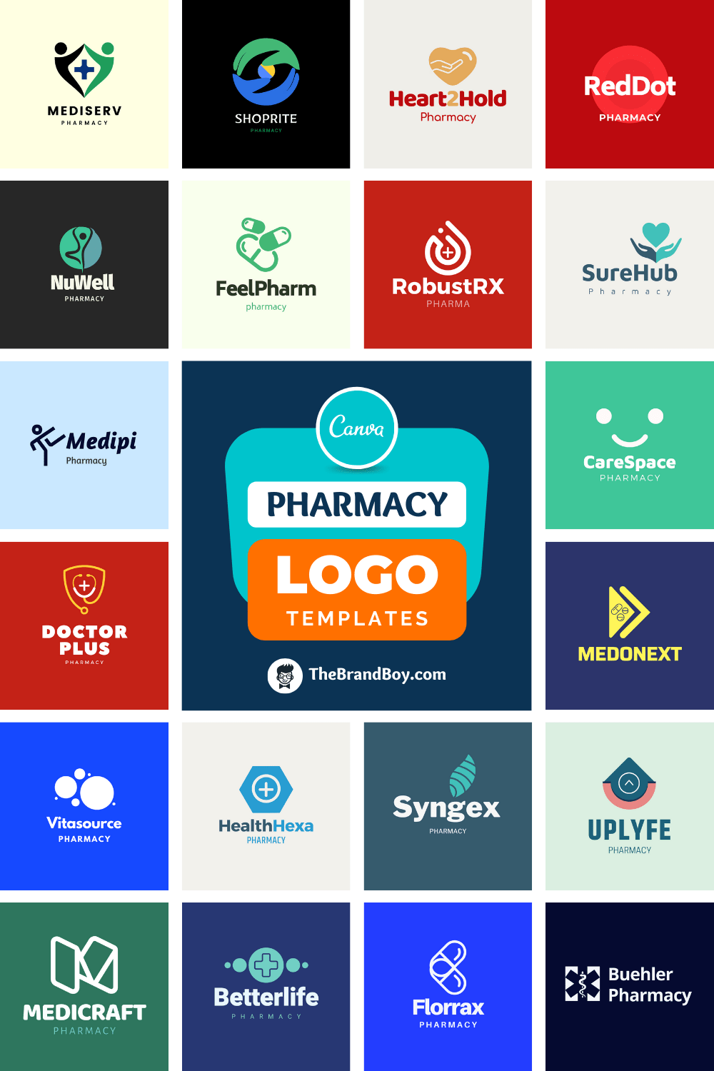 30+ Catchy Pharmacy Logo Ideas That You Can Edit And Download - BrandBoy