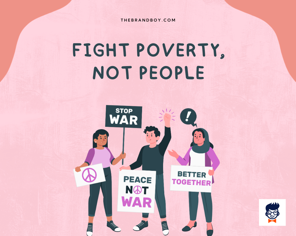 629+ Powerful Anti-War Slogans And Taglines (Generator + Guide) - BrandBoy
