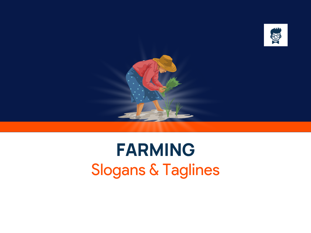 905+ Catchy Farming Slogans Collection - TheBrandBoy.com