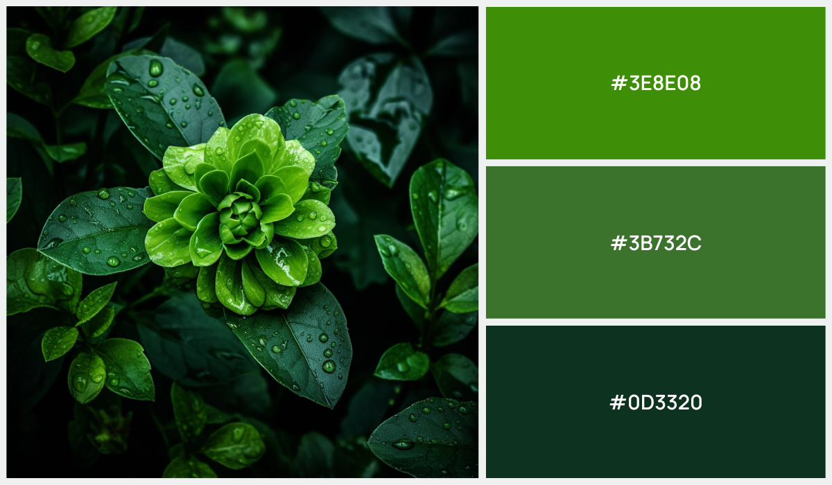 100+ Green Color Palettes To Elevate Your Design Projects