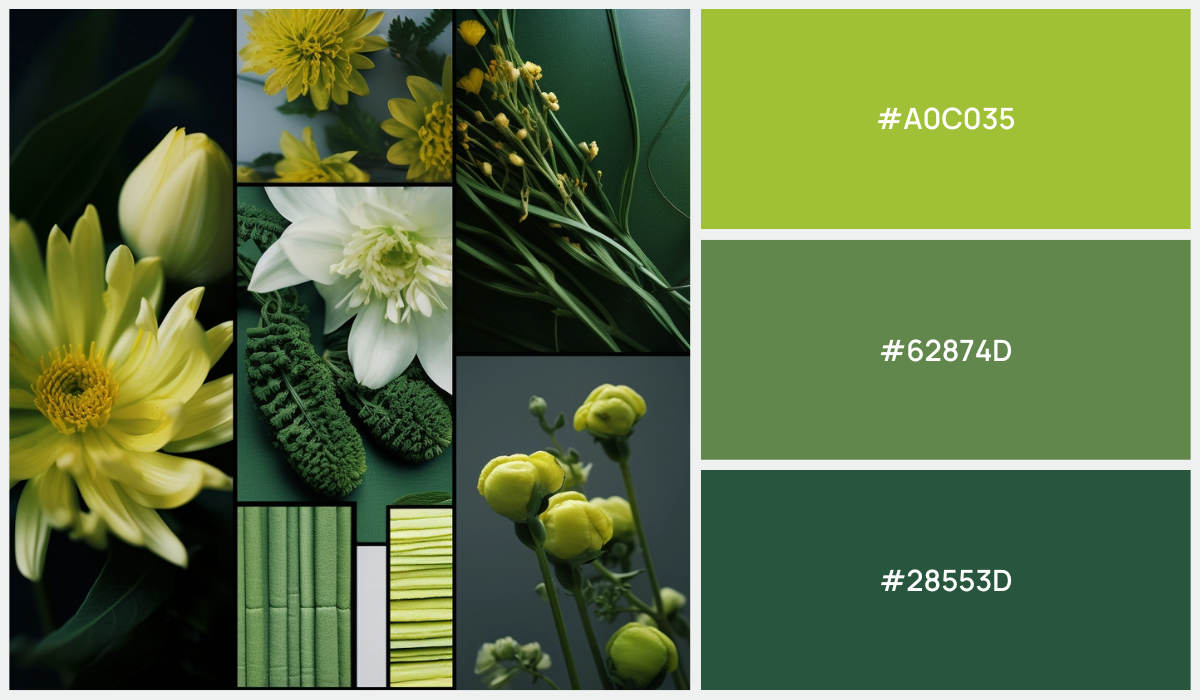 100+ Green Color Palettes To Elevate Your Design Projects