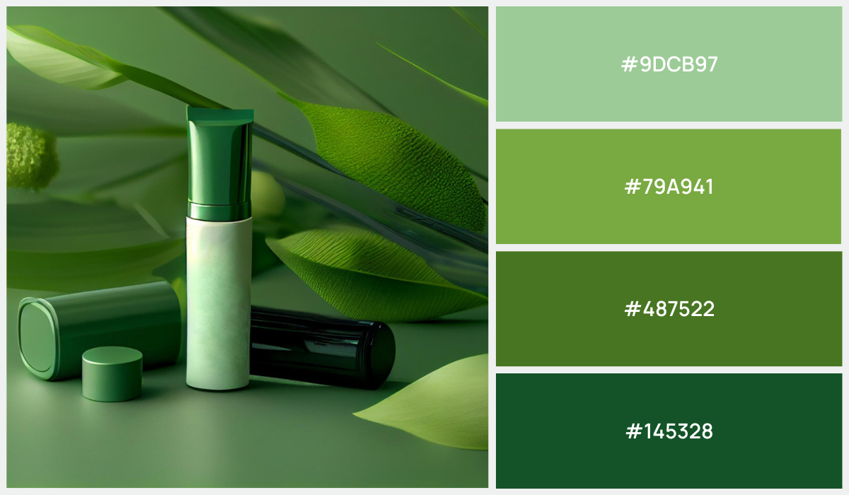 100+ Green Color Palettes To Elevate Your Design Projects