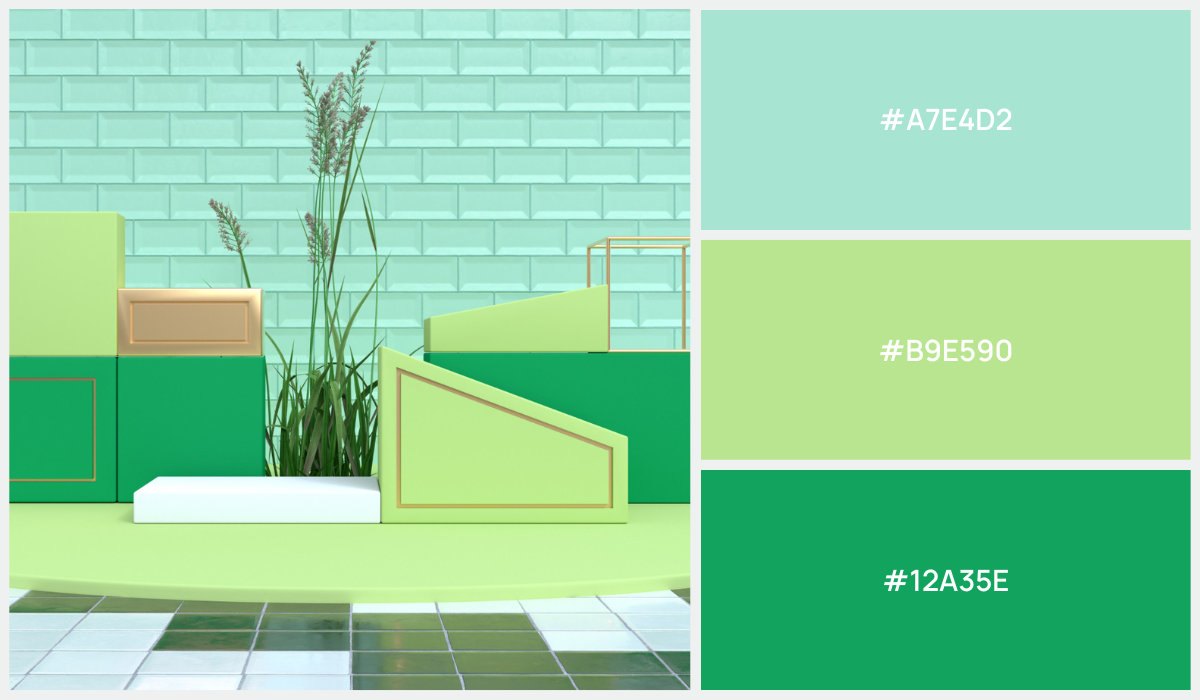 100+ Green Color Palettes To Elevate Your Design Projects
