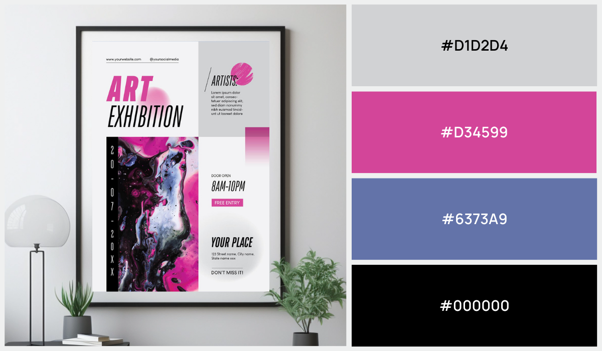 30+ Classy Poster Color Palettes (Don't Miss Out) - BrandBoy