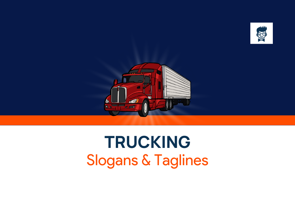 495+ Catchy Trucking Slogans Collection - BrandBoy