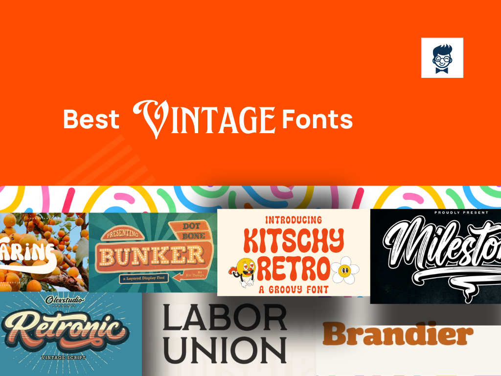 35+ Best Vintage Fonts For Your Logo And Branding (Free Download ...