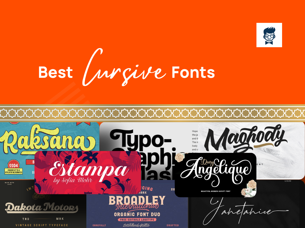 35+ Best Cursive Fonts For Your Logo and Branding
