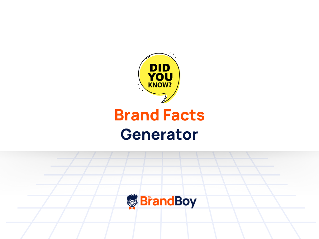 Interesting Brand Facts Generator | TheBrandboy.Com