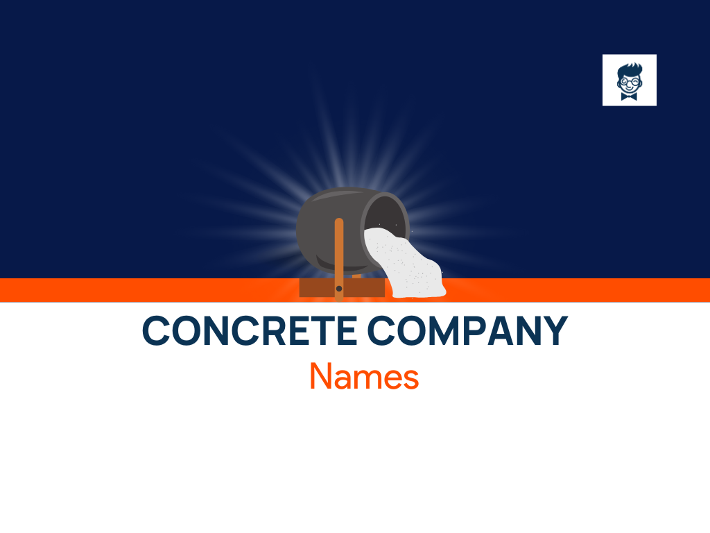 1003+ Strong Concrete Company Names Ideas & Domains