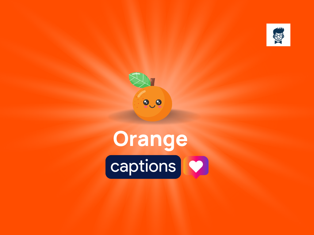 340+ Catchy Orange Captions For Instagram - BrandBoy